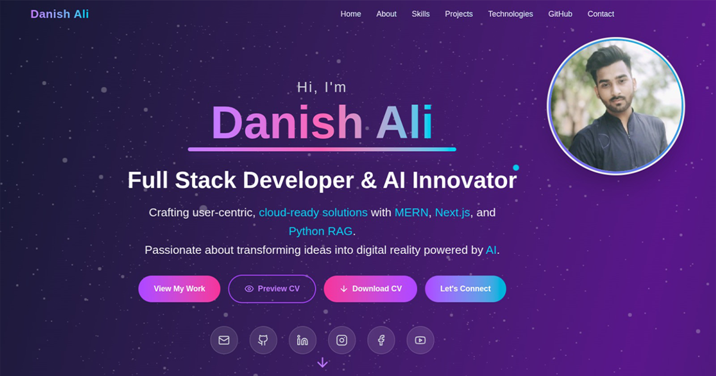 Danish Ali - Software Engineer